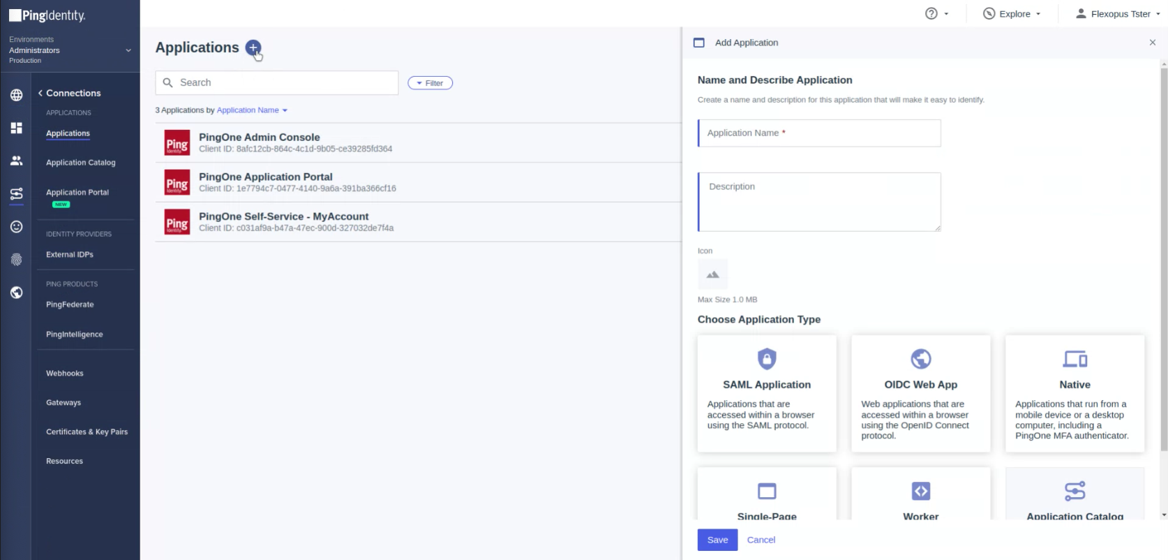 Ping Identity SAML2 & SCIM | Flexopus